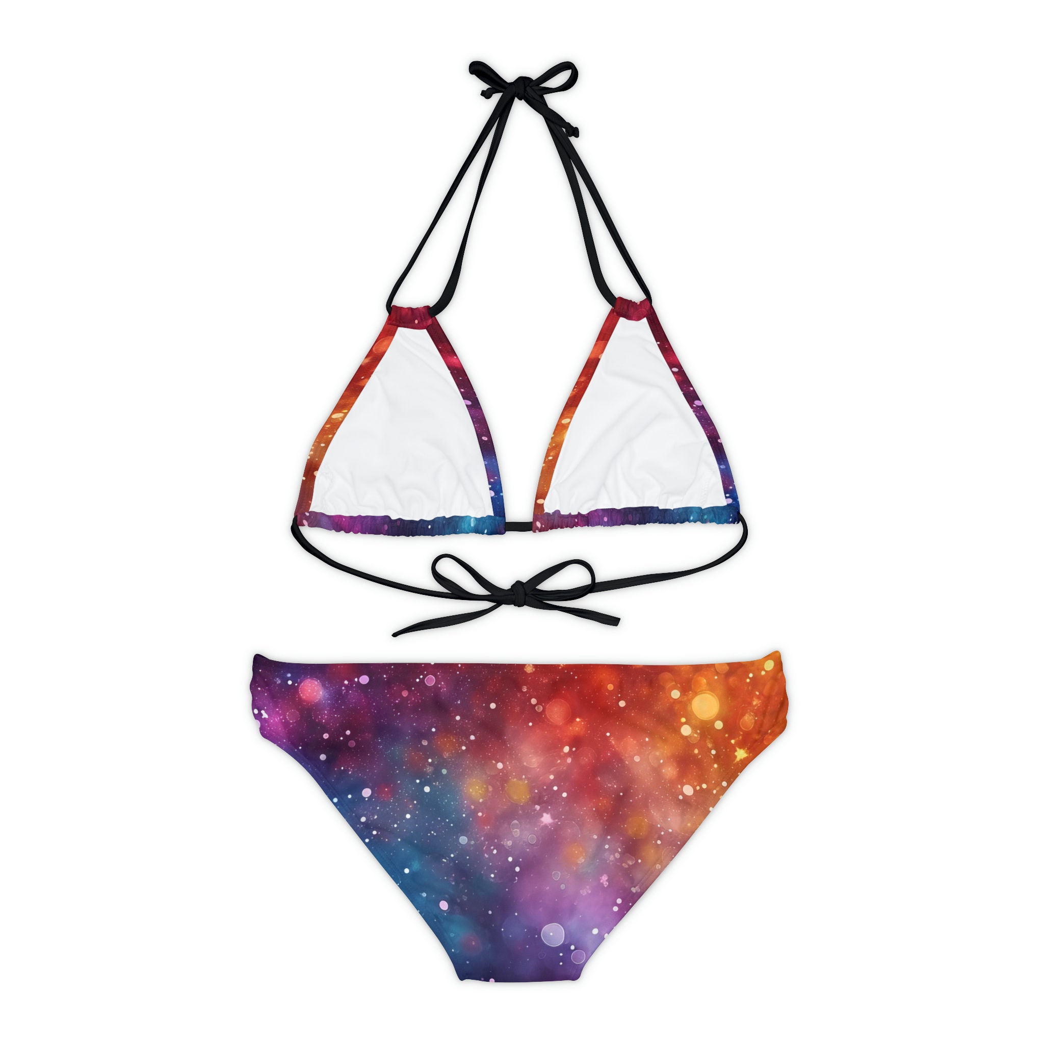 Sparkly Nebula Strappy Bikini Set Sexy Bikini Bathing Suit Pattern Two ...