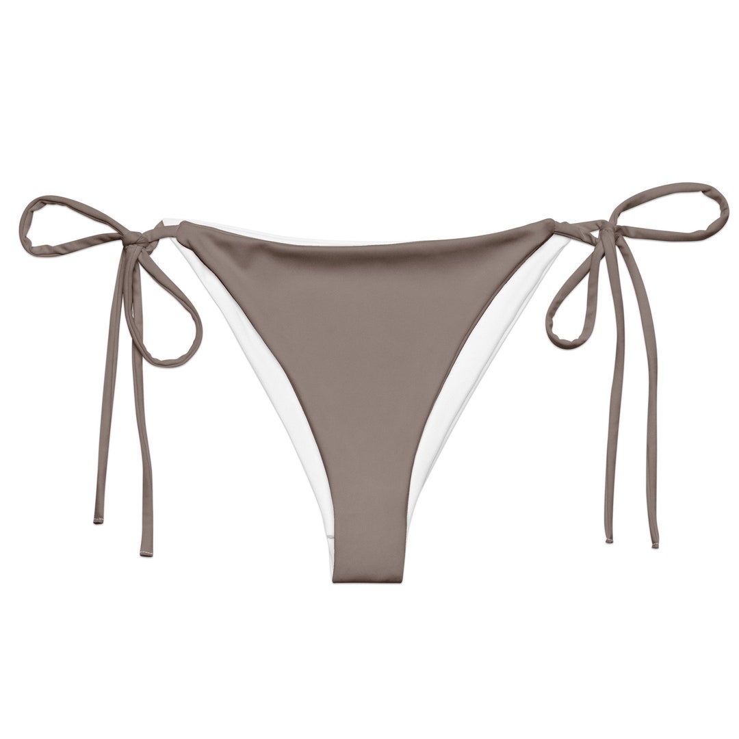 Grey String Bikini Bottom - Etsy