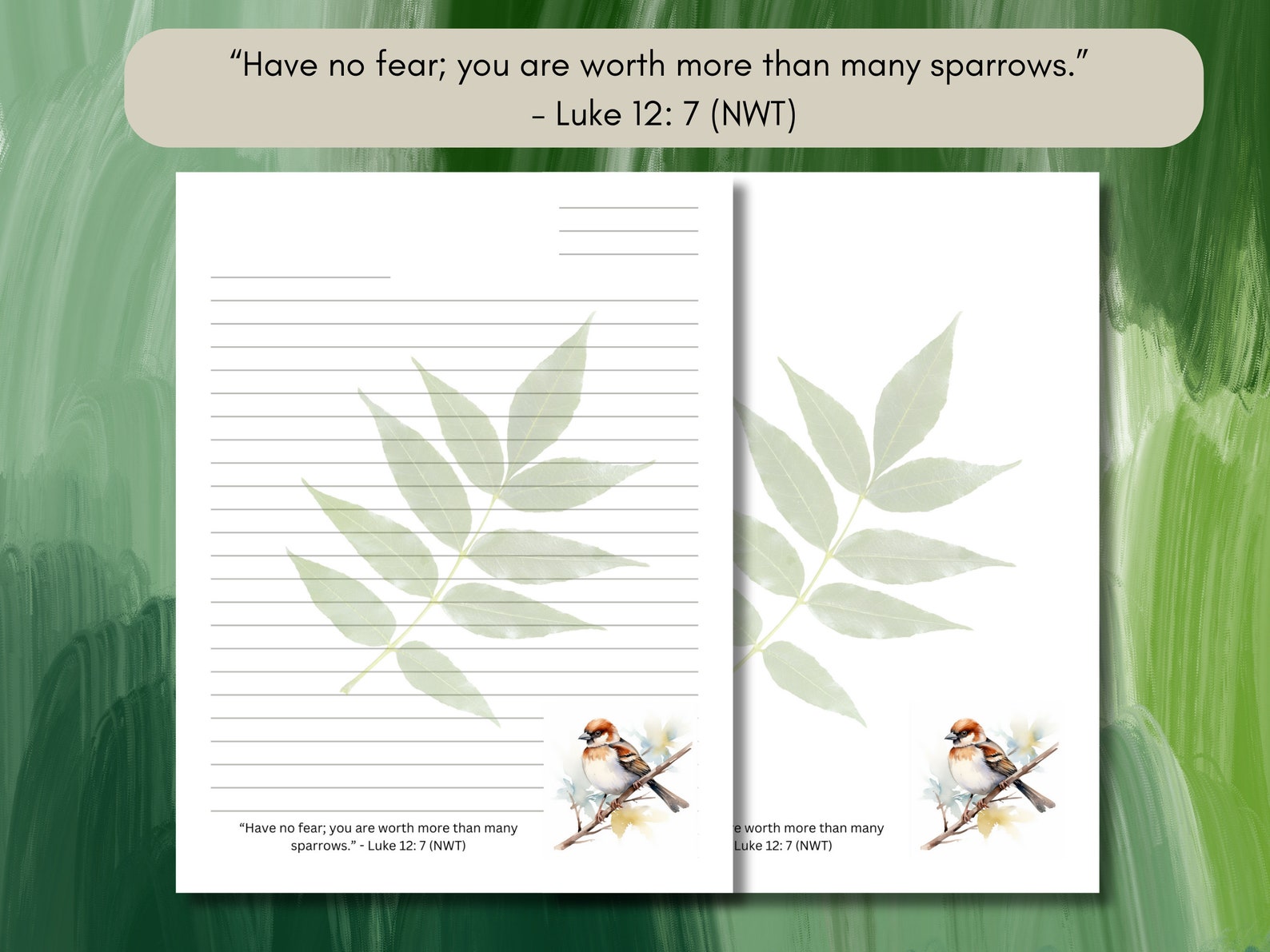 JW Printable Letter Writing Stationery Paper | Ministry Supplies | US ...