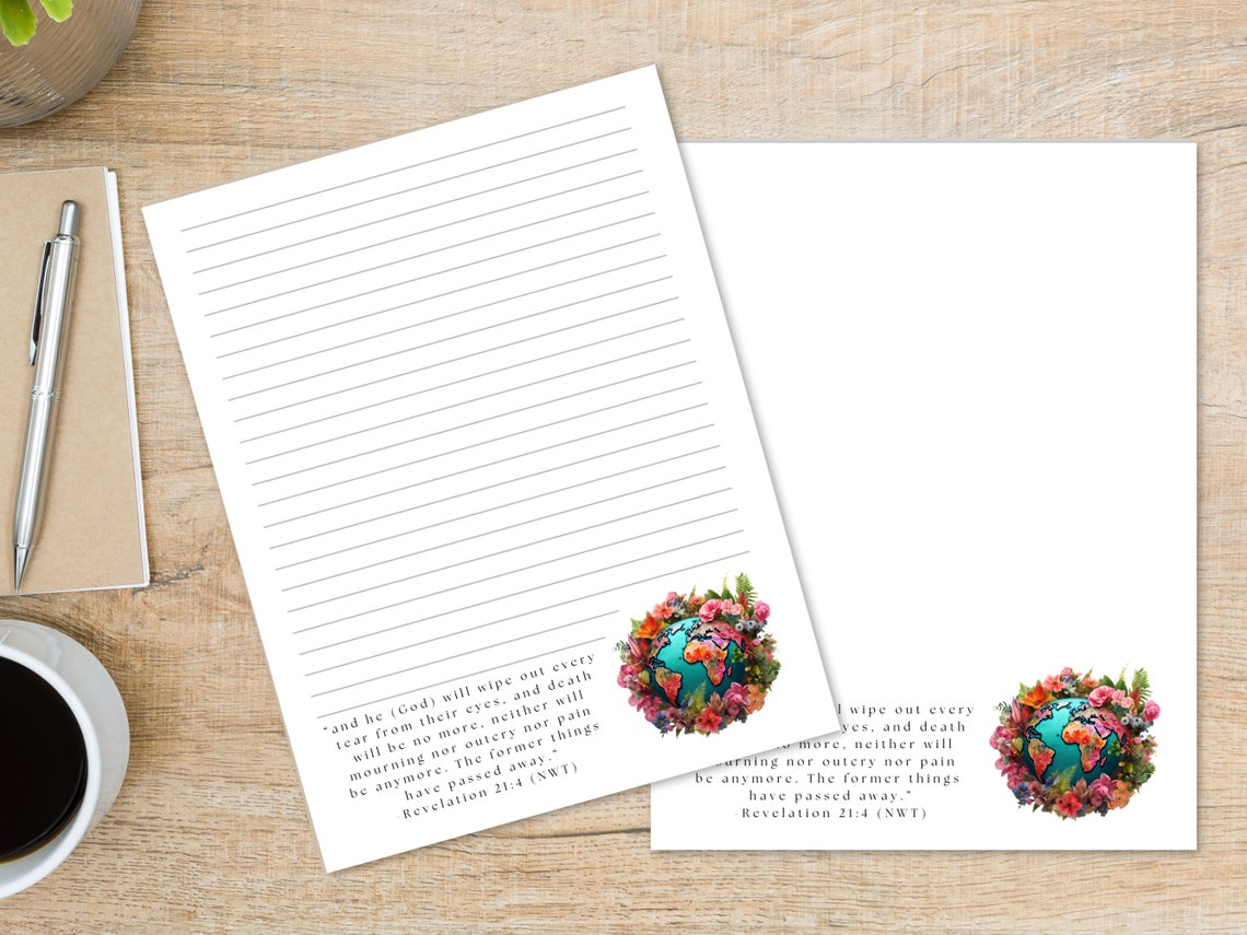 JW Stationery Bundle | Printable Letter Writing Paper | Ministry ...
