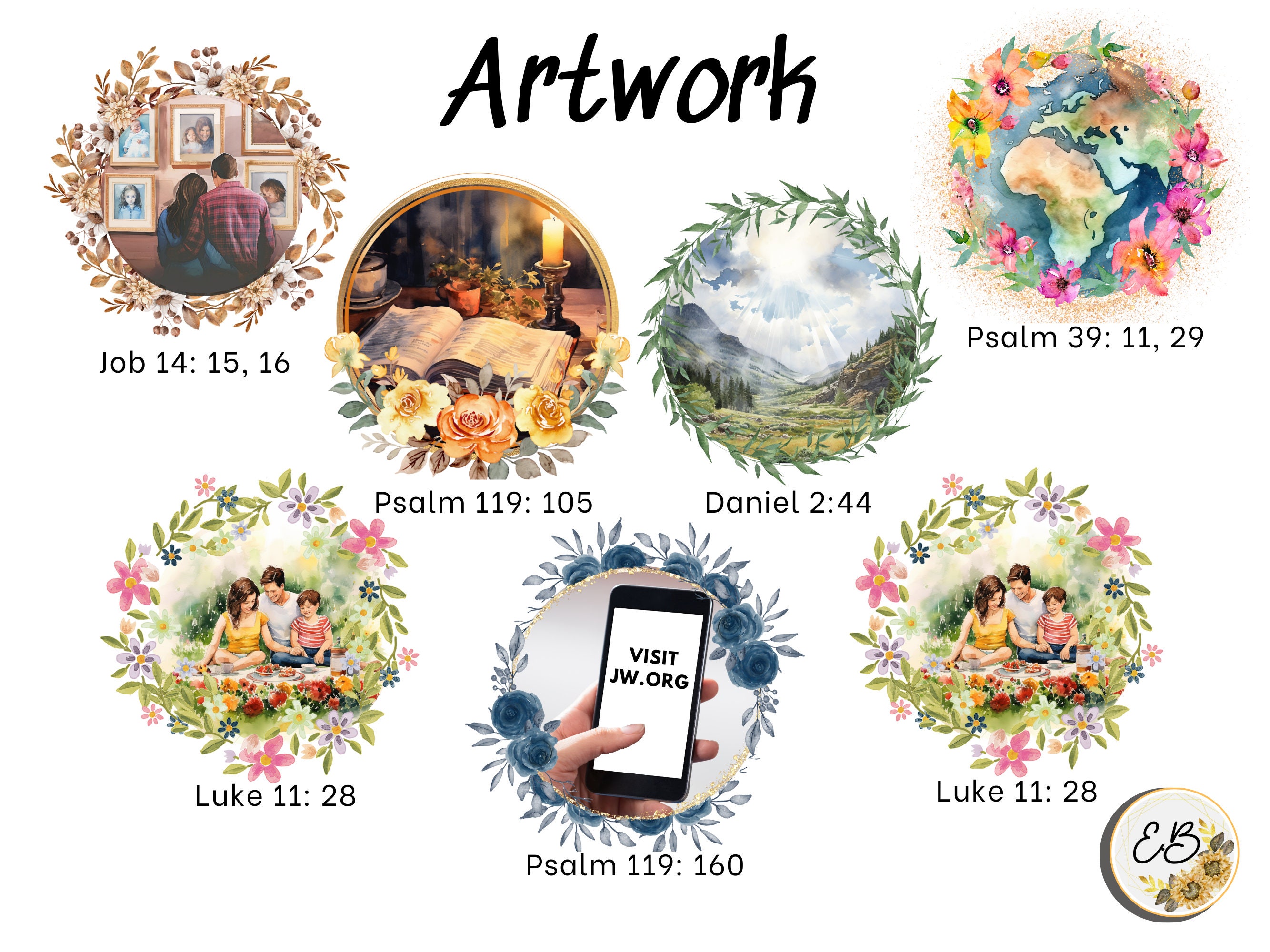 JW Letter Writing Stationery Bundle Set JW Tracts NWT Bible Verse ...