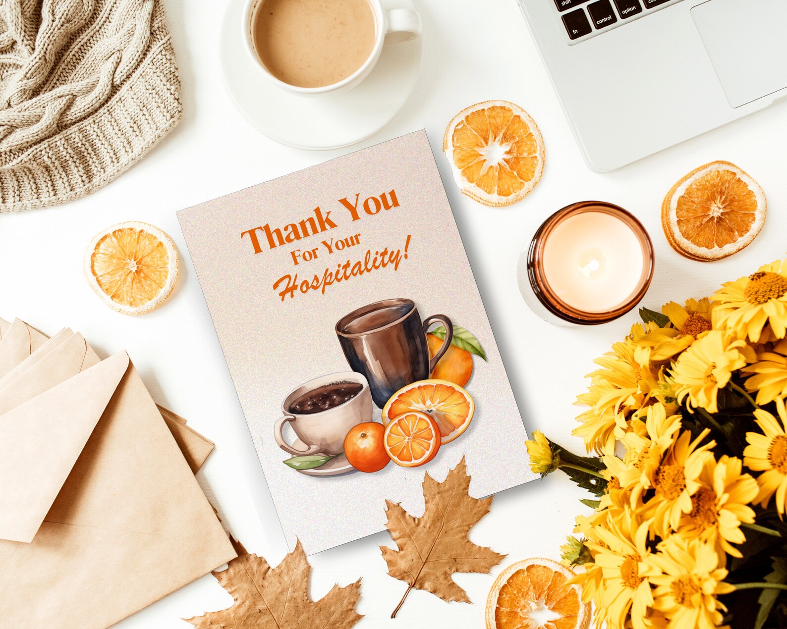 Thank You Greeting Card for Hospitality Thank You Card JW Printable ...