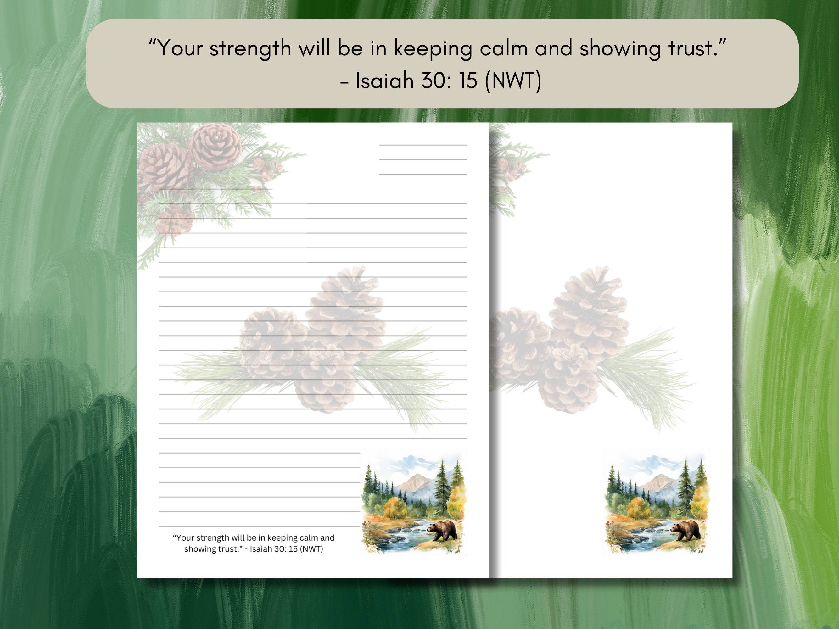 JW Printable Letter Writing Stationery Paper | Ministry Supplies | US ...