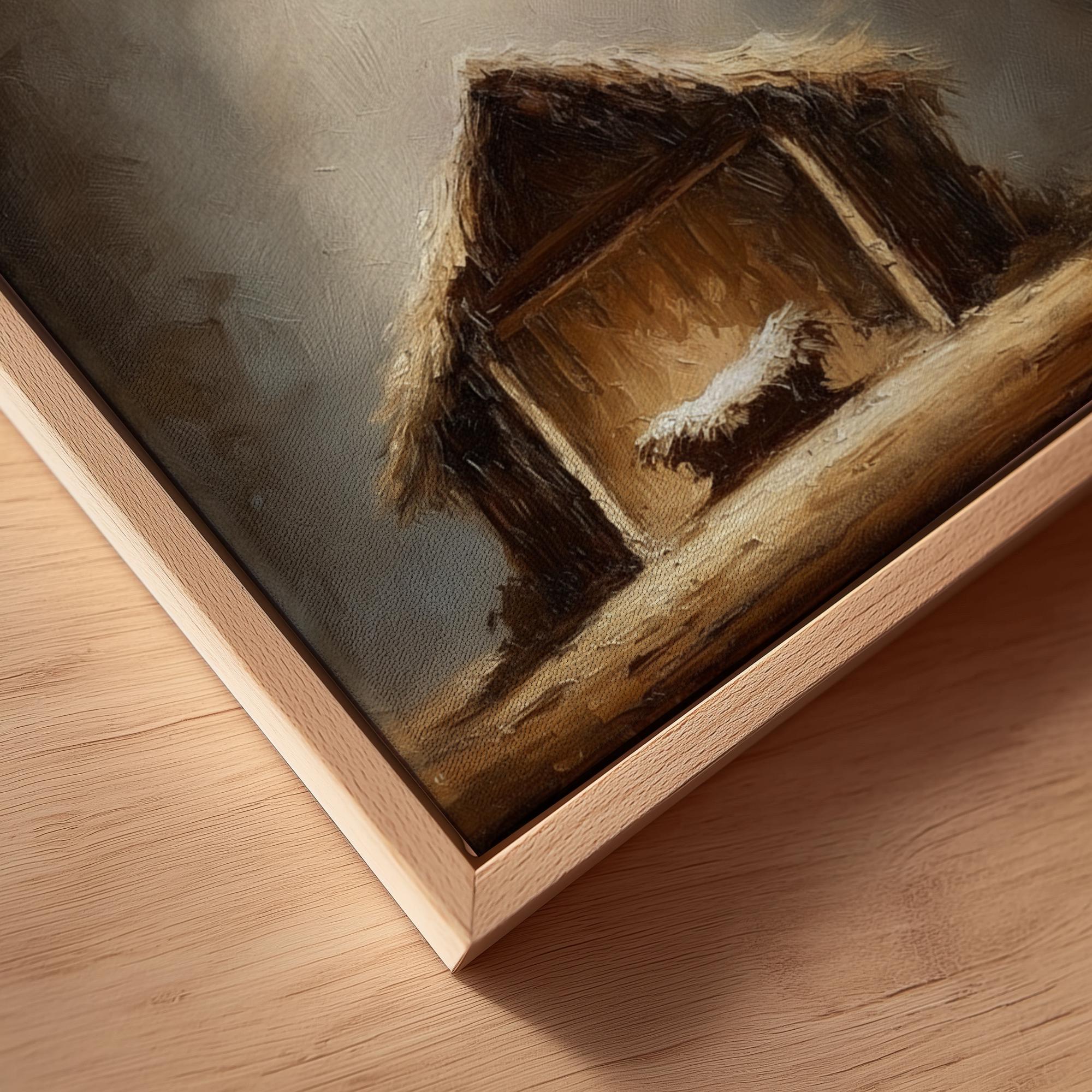 Nativity Scene Canvas, Jesus Birth Wall Art, Christian Home Decor - Etsy
