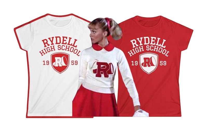 GREASE TSHIRT RYDELL High School Grease Musical Theatre Tee Rydell High ...
