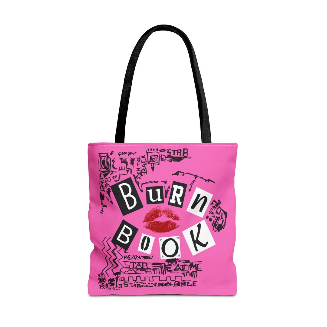 MEAN GIRLS BAG Burn Book Mean Girls Bag Regina George Quote Gift Mean ...