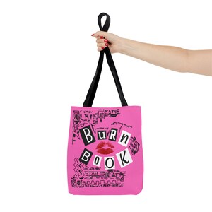 MEAN GIRLS BAG Burn Book Mean Girls Bag Regina George Quote Gift Mean ...