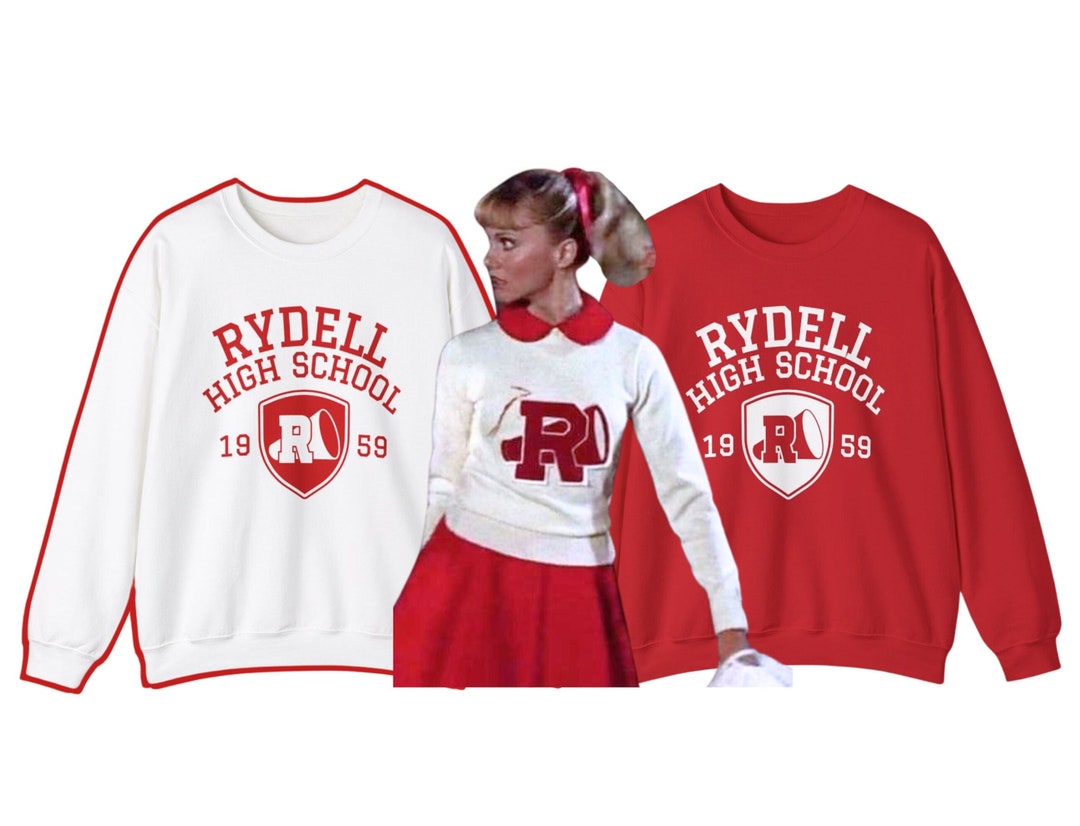 GREASE MUSICAL JUMPER Rydell High School Varsity Sweater Grease Musical ...