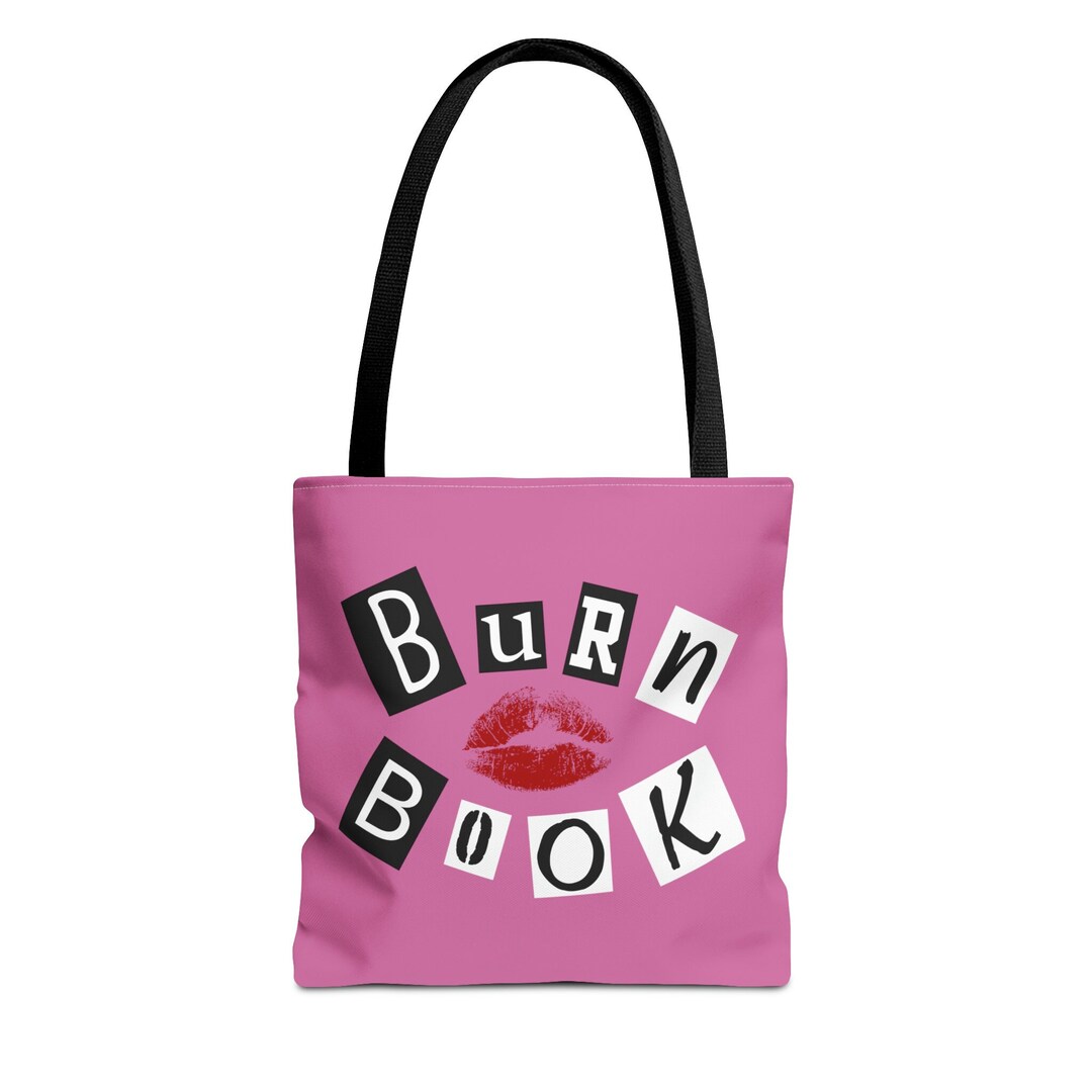 Burn Book Mean Girls Bag Regina George Quote Gift Mean Girls Movie Tote ...