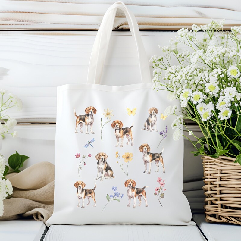 Beagle Tote Bag - Etsy