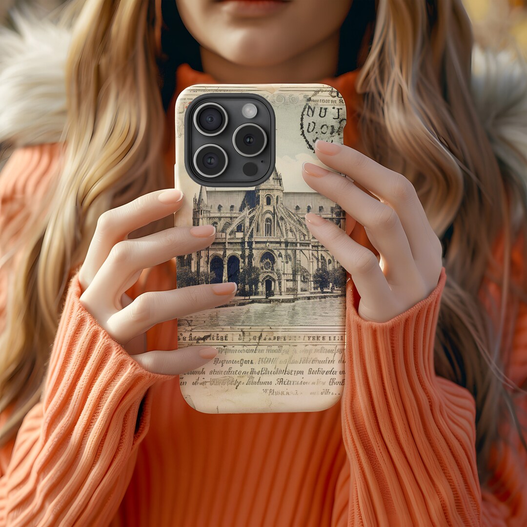 Vintage Travel Stamps Phone Case Retro Design Case for Wanderlust ...