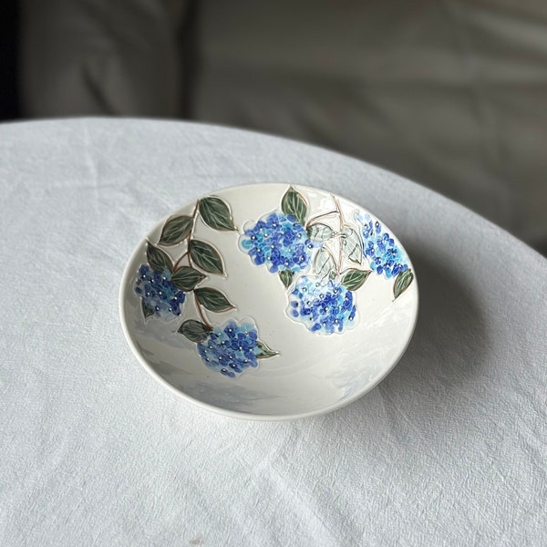 Hydrangea Bowl - Etsy