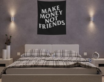 Make Money Not Friends Sticker Vinyl Decal - Etsy