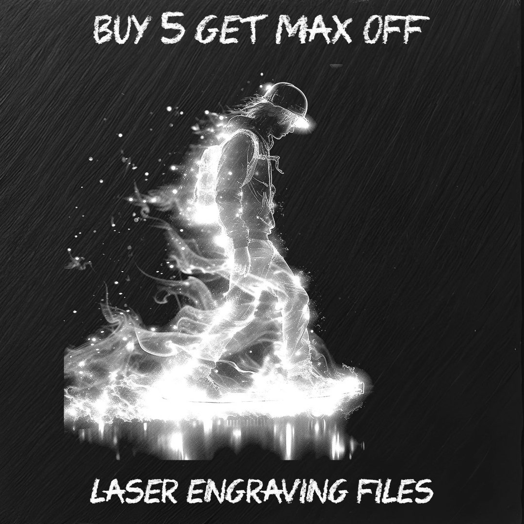 Man Walking Laser Engraving PNG File (digital Download) - Etsy