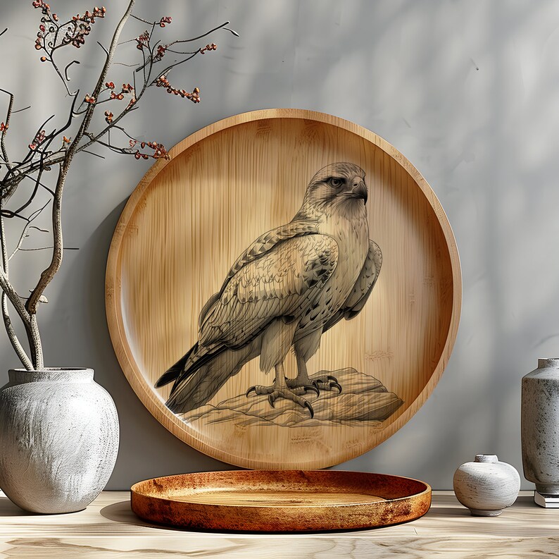 Eagle Hawk Laser Engraving File: PNG - Etsy