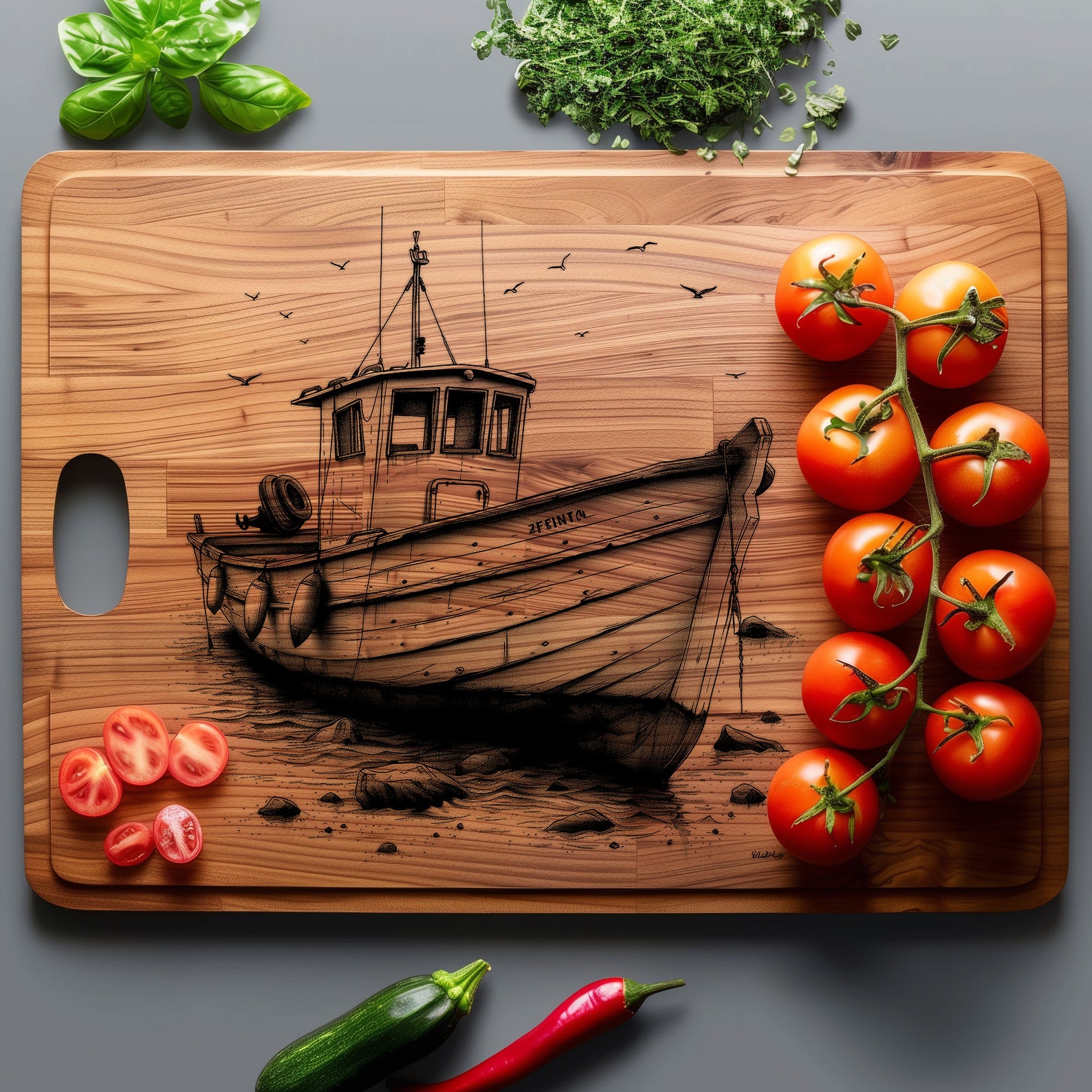 Boat Engraving PNG: Laser Ready File for Wood Burning (digital Download ...