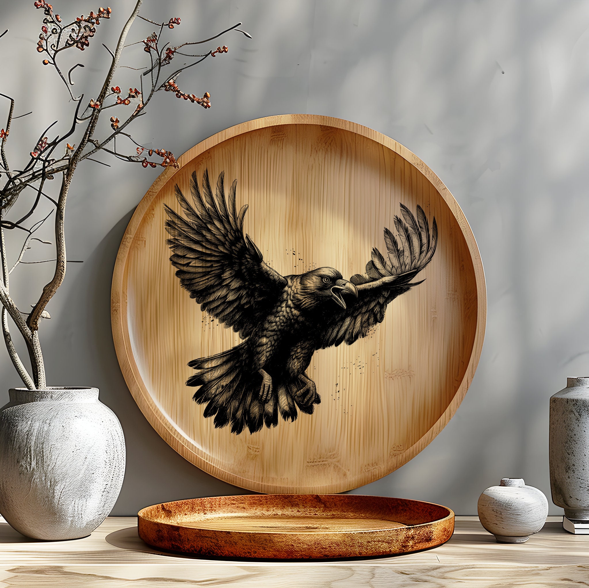 Laser Ready Files for Engraving PNG, Wood Burn Board Coaster Tray Sign ...