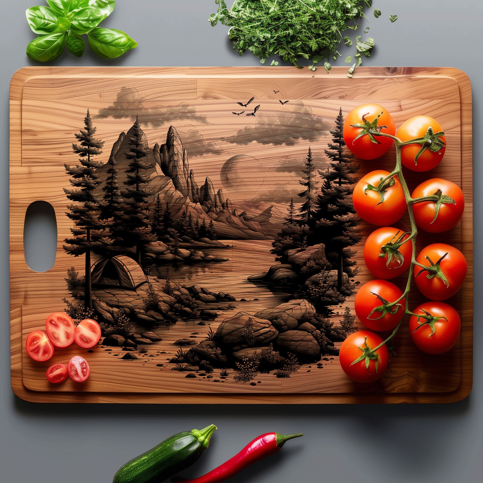 Laser Ready Files for Engraving PNG, Wood Burn Board Coaster Tray Sign ...