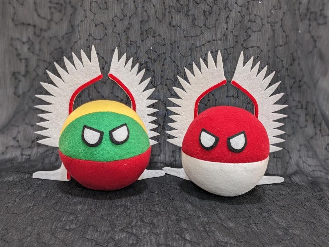 Countryballs, Poland and Lithuania, Hussar Plush, Traveler Souvenir ...