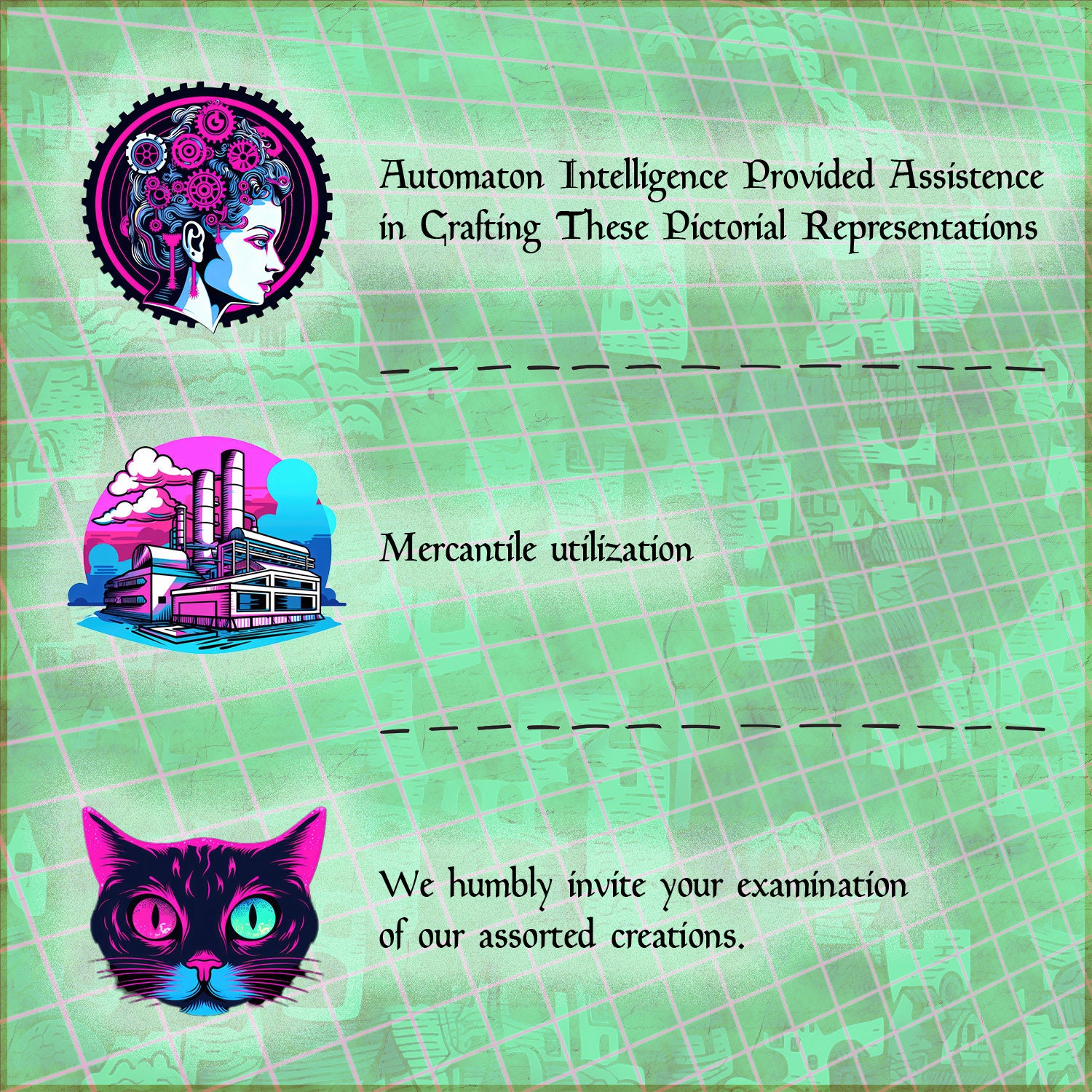 Vaporware Sinewave Seamless Patterns, Digital Paper, Synthwave Patterns ...