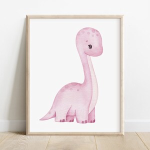 Dinosaurs Prints, Pink Dino Posters, Nursery Decor, Printable Wall Art ...