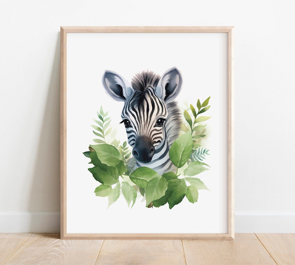 Safari Animals Prints, Baby Animal Prints, Jungle Nursery Decor, Safari ...