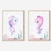 Rainbow Undersea Prints, Cute Ocean Animals, Nautical Poster, Undersea ...