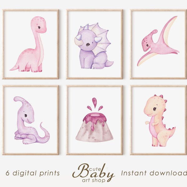 Pink Dinosaur - Etsy