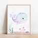 Rainbow Undersea Prints, Cute Ocean Animals, Nautical Poster, Undersea ...