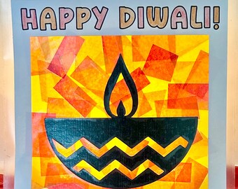Diwali Diya Foam Craft Kit Great for Indian Diwali Festival Party at ...