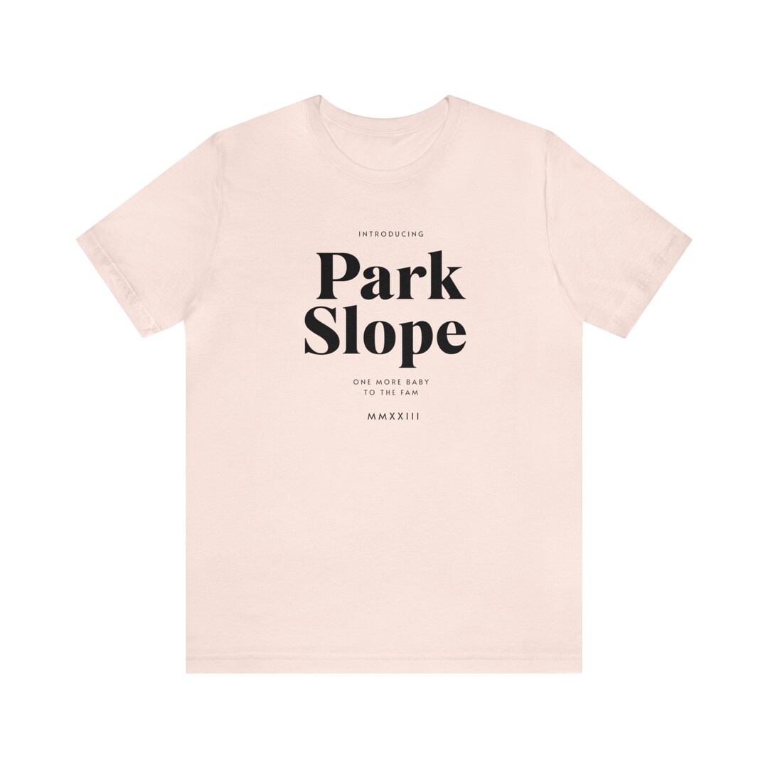 Personalized Park Slope Baby Shower Short Sleeve Tee - Etsy