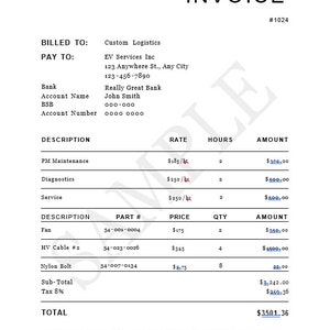 Automotive Shop Document Bundle - Invoice Templates - Canva Templates ...