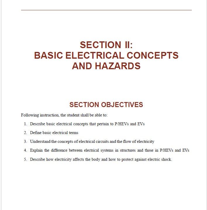 Hybrid and Electric Vehicle Safety Training Book - Over 80 Pages - Etsy