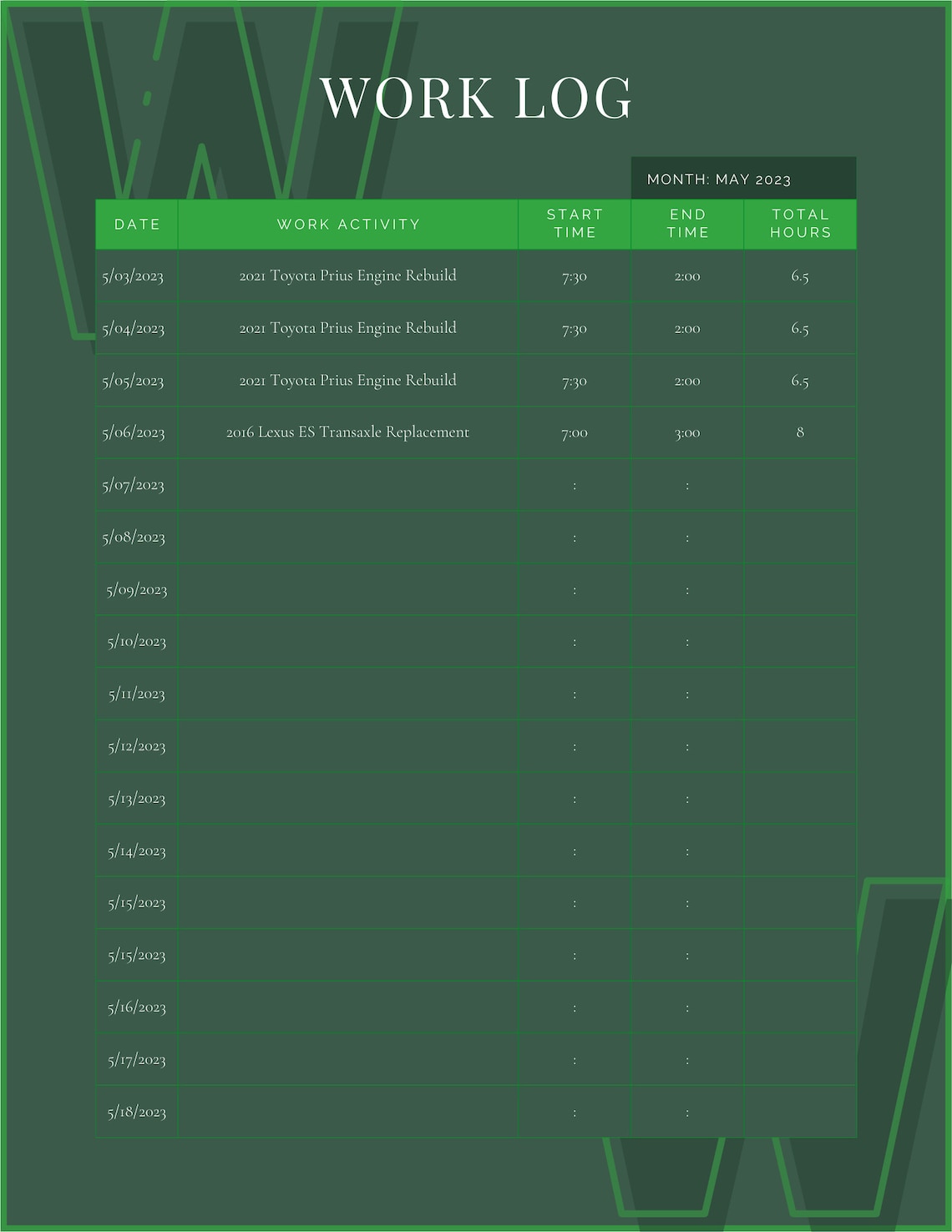 Automotive Shop Document Bundle - Invoice Templates - Canva Templates ...