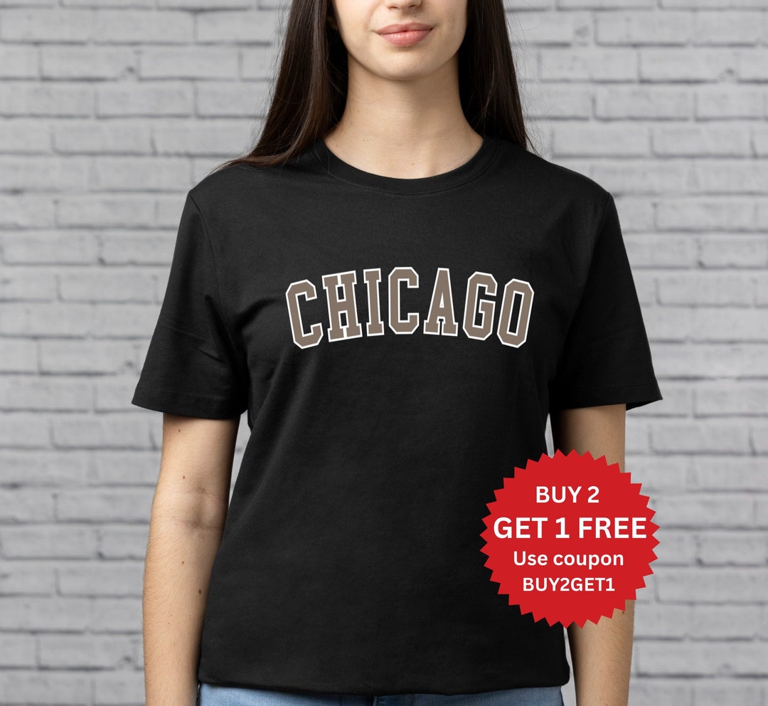Chicago Tshirt, Chicago City T-shirt, Aesthetic College Shirt ...