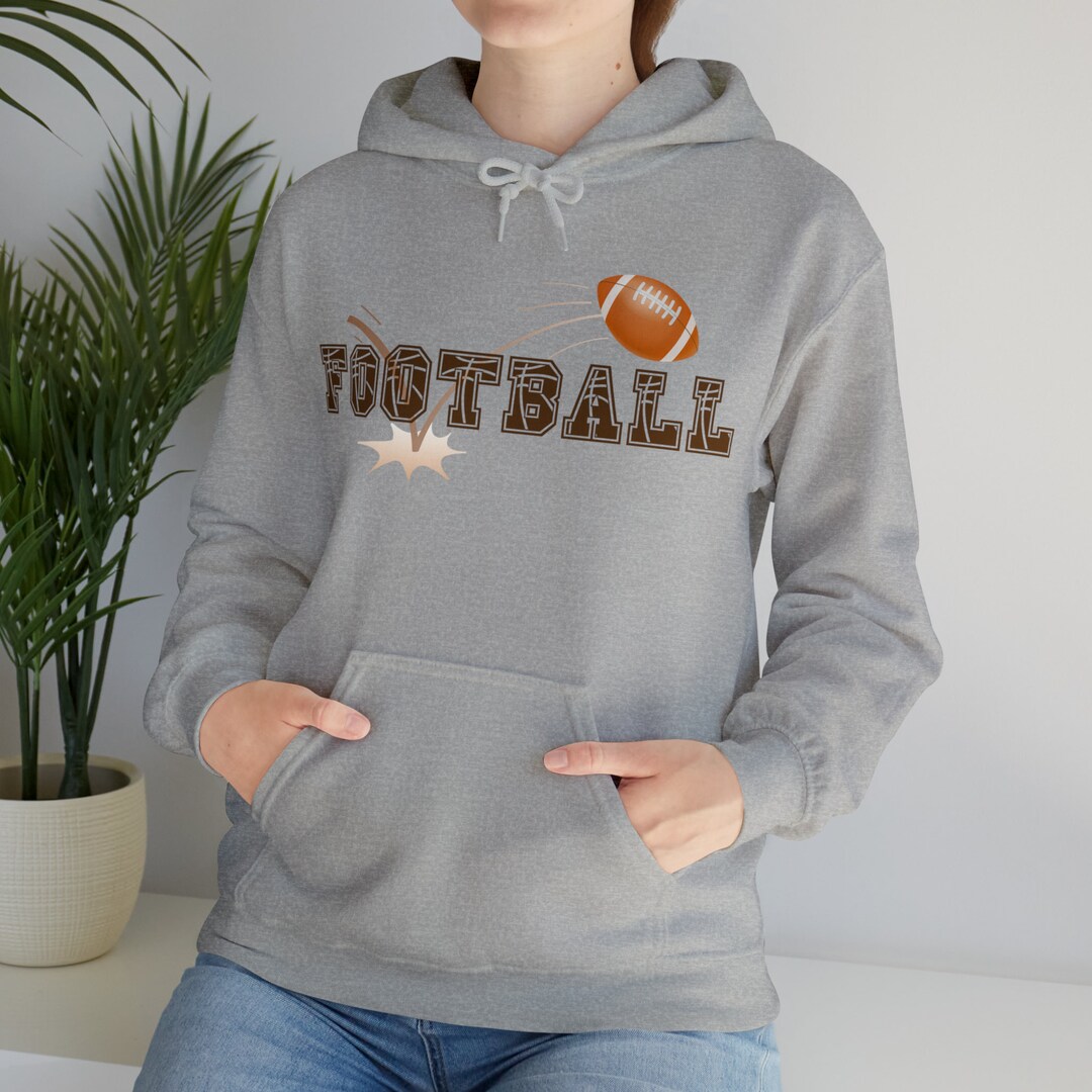 Football Fan Hoodie Ready for the Game Unisex Cotton-blend Sweatshirt ...