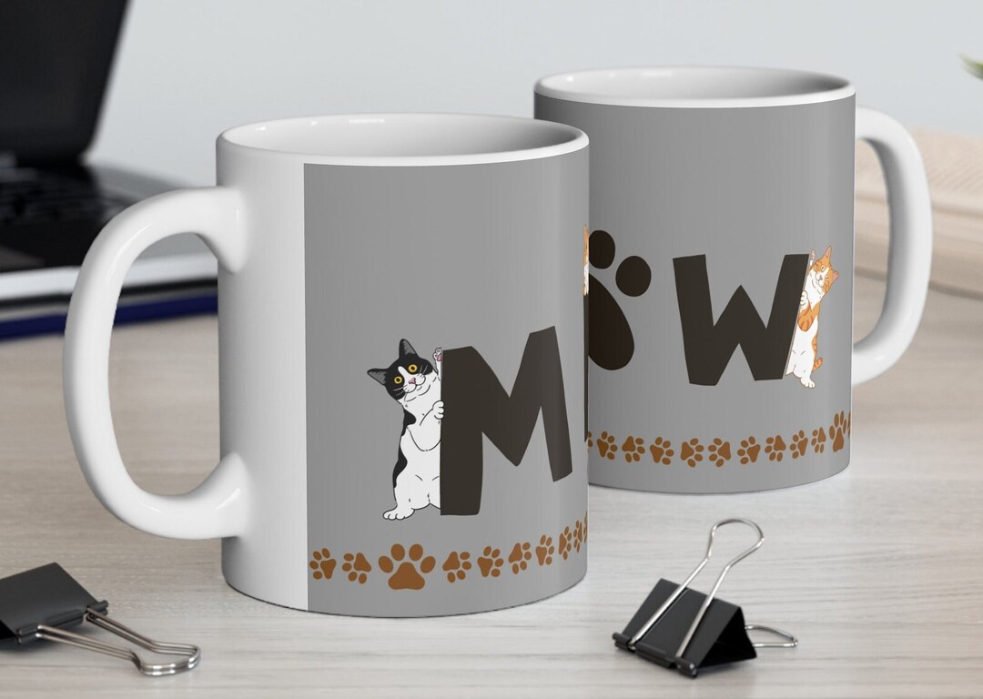 Cats Coffee Mug, Cats Hanging Out Coffee Mug, Gift for Cat Lover ...