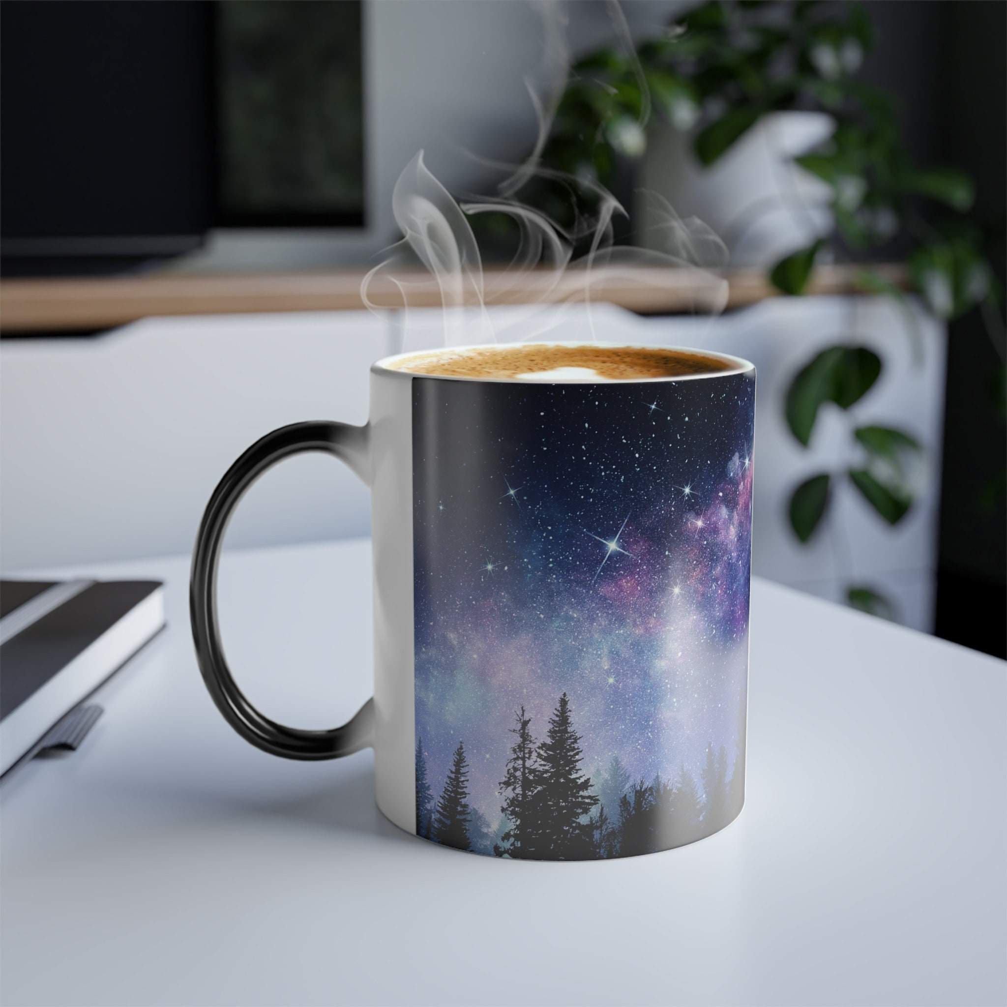 Soaring Eagle With the Moon Color Morphing Coffee Mug 11oz., Eagle ...