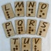 Wooden Braille Alphabet Cards - Etsy UK