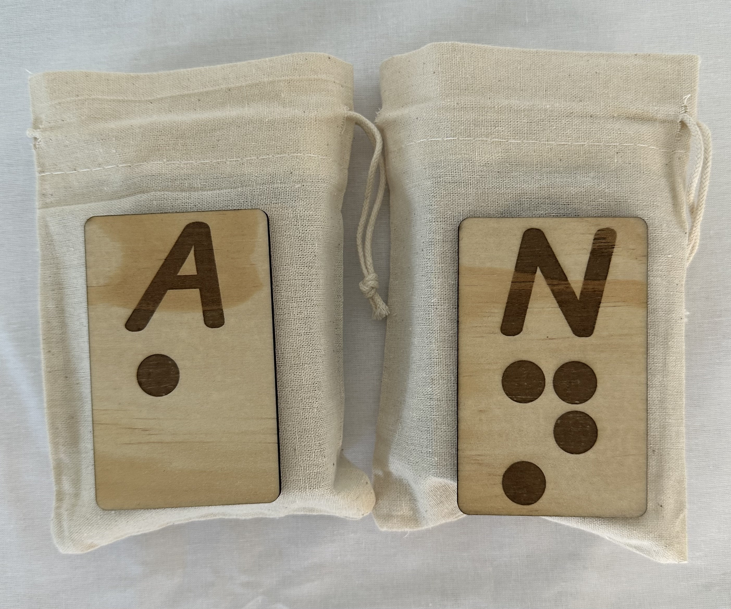 Wooden Braille Alphabet Cards - Etsy UK