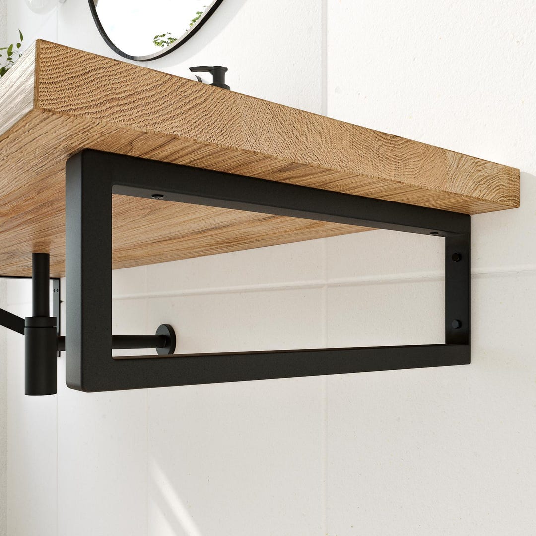 Wash Basin Bracket 20/25/30/35/40/45/50 Cm SAAR, 15 Cm Height, 3 Colors ...