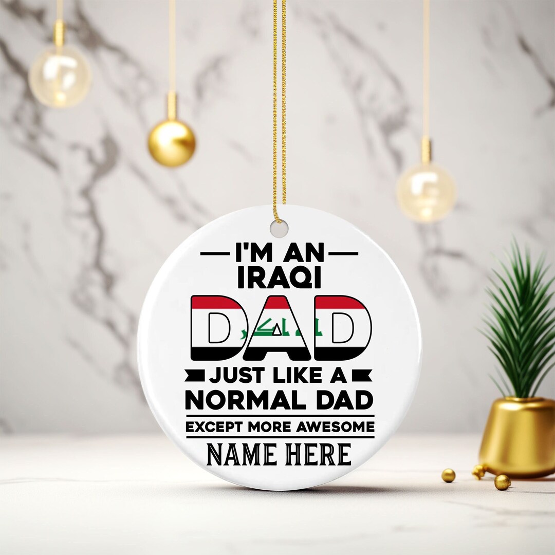 Custom Iraqi Ornament Iraq National Flag Ornament Iraq - Etsy