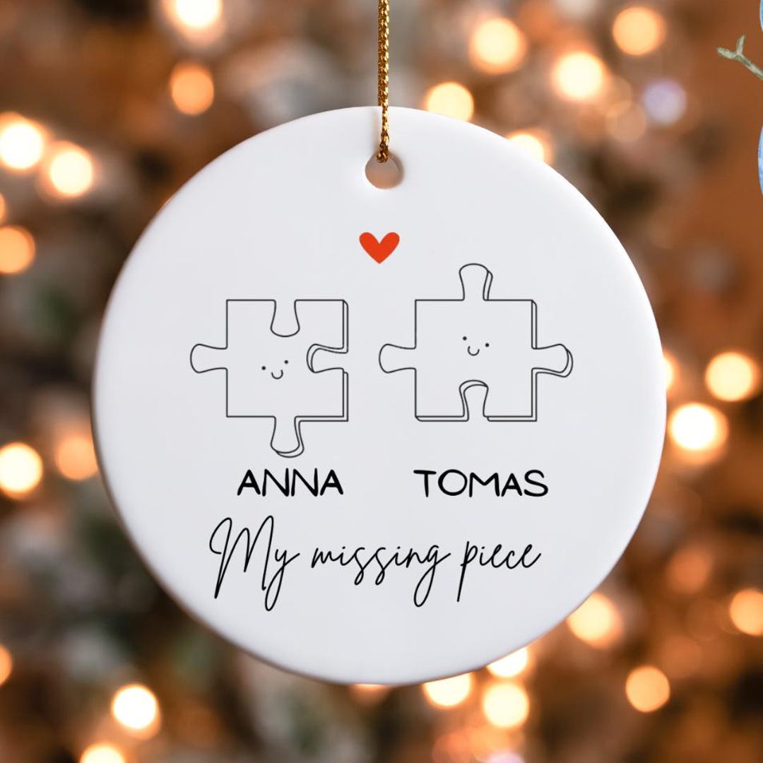 Puzzle Missing Piece Gift, Sentimental Couples Holiday Decor, Wedding ...