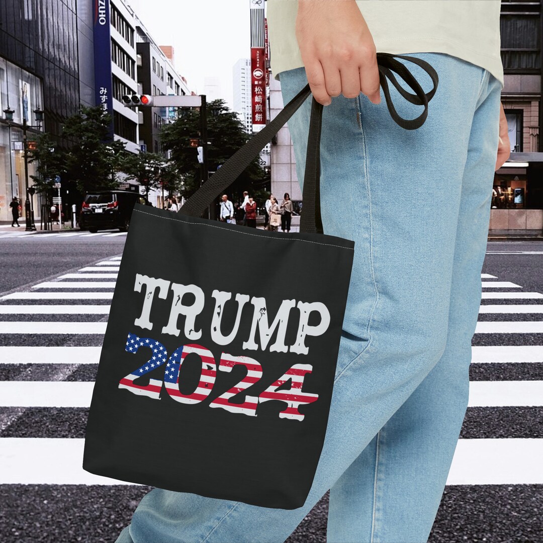 Trump 2024 Tote Bag, It's Time to Circle Back Handbag, Pro America ...
