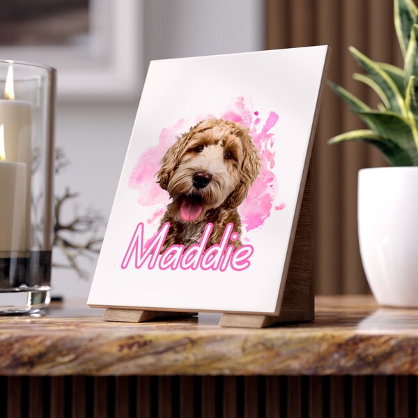 Ceramic Dog Paw Tile - Etsy