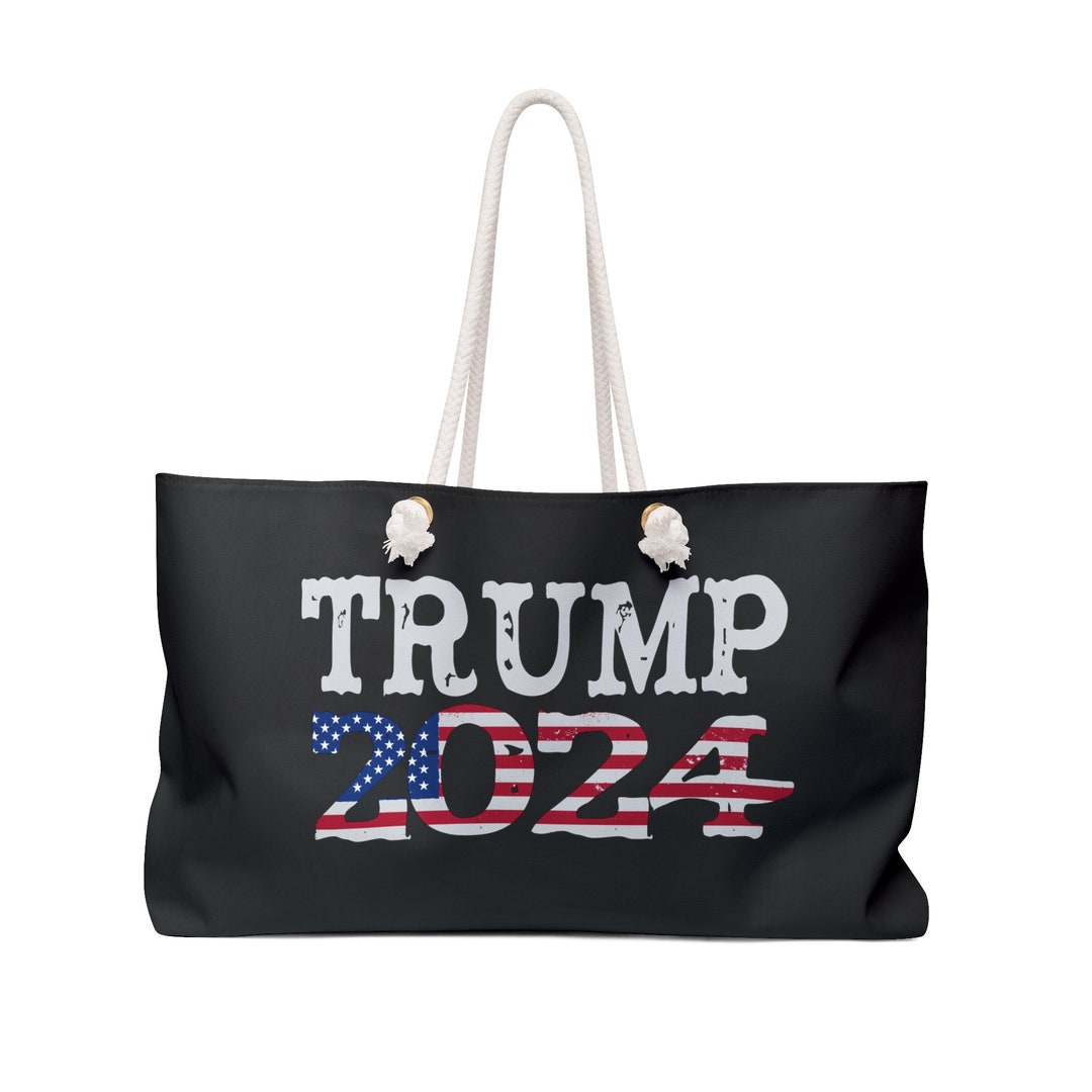 Trump 2024 Weekender Tote Bag, It's Time to Circle Back Handbag, Pro ...