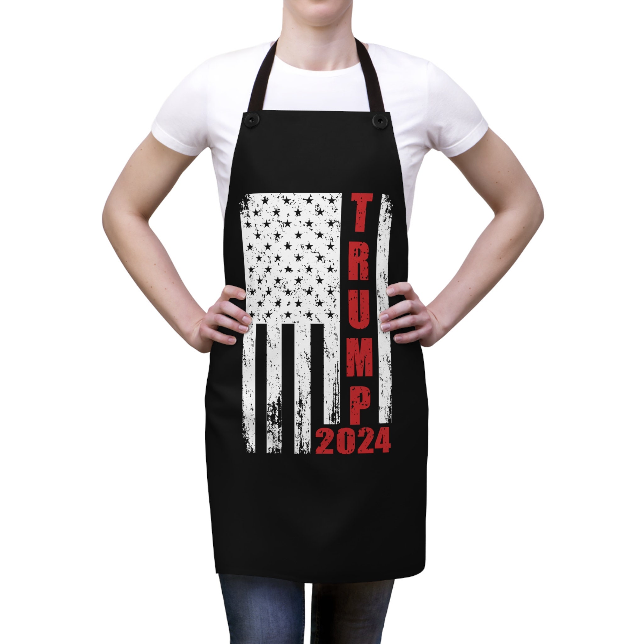 Trump USA Flag Apron, Election 2024 Apron, Vote 2024 Apron, Voting Gift ...