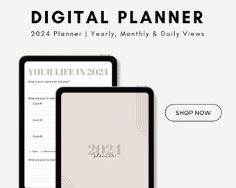 Editable 365-day Planner Template 2024printable Canva - Etsy