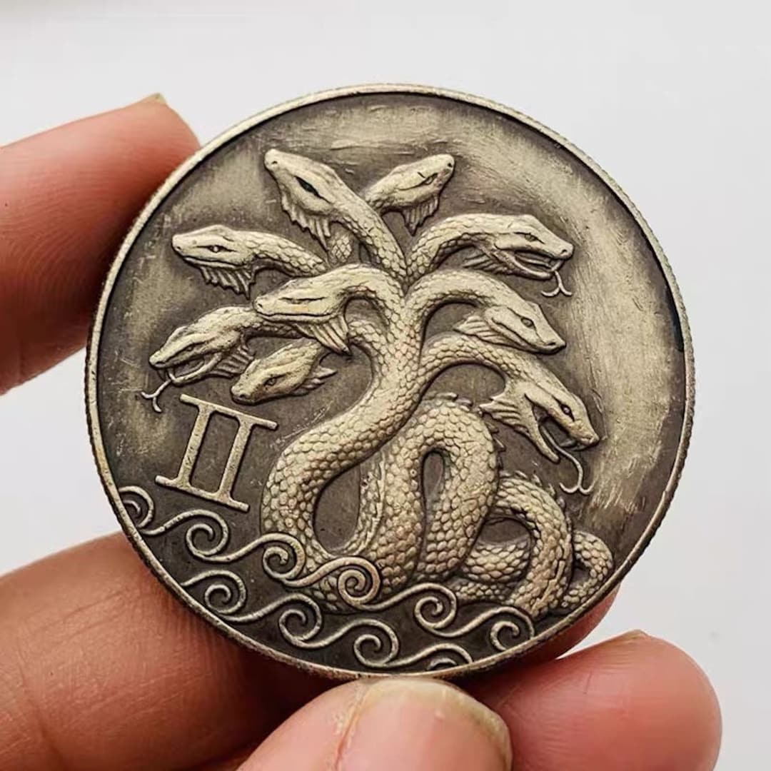 Hobo Coin Copper Snakes Coin in Protective Plastic Capsule Copper ...