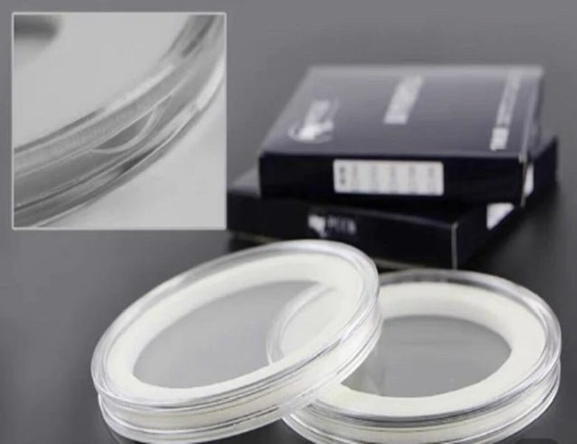 Large Coin High Quality Capsule With Ring Pads ( Diameter 55mm) - Etsy ...